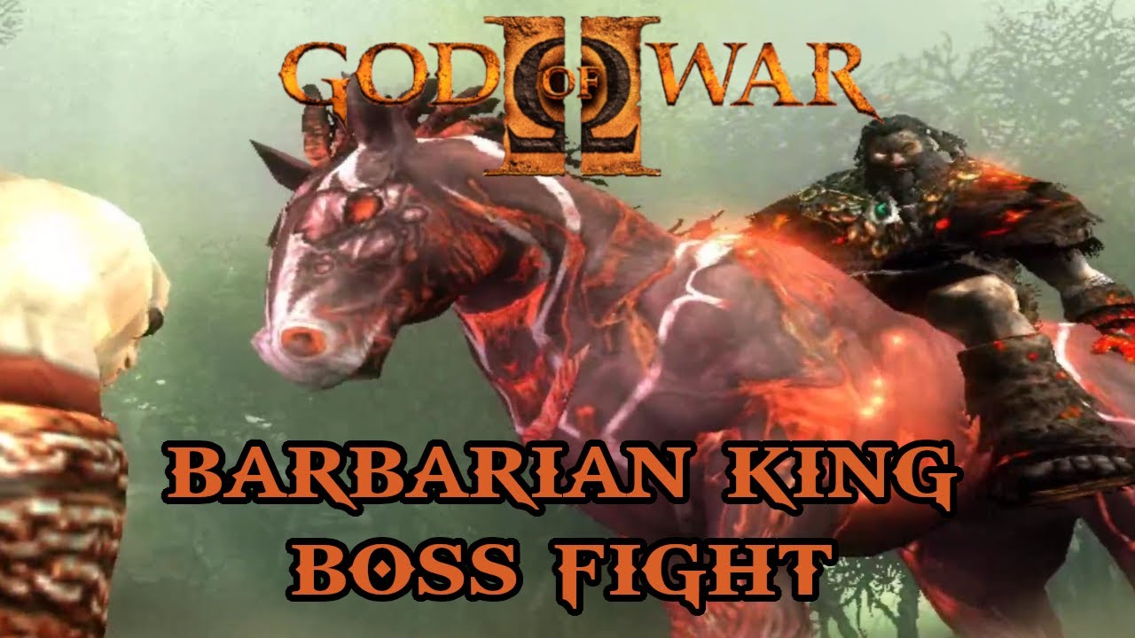 God of War 2: Barbarian King/Alrik boss fight - YouTube