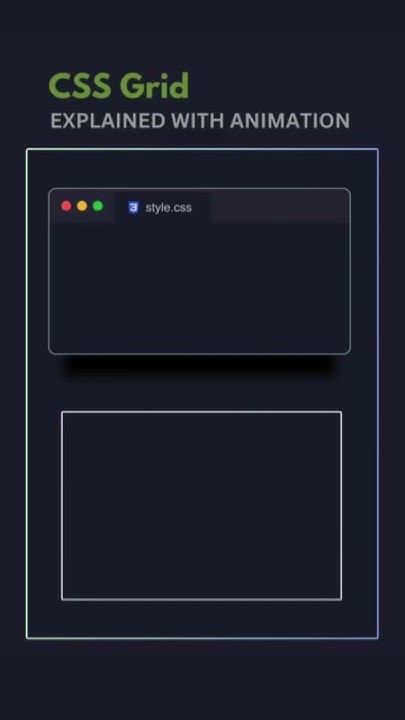 🎨 Css Grid Explained With Animation 🚀 Master Grid Layout Easily 💻🔥