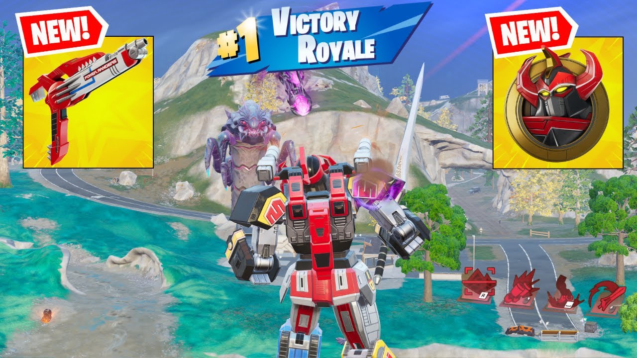 MEGAZORD PORTAL + NEW POWER RANGER MYTHIC IN FORTNITE (NEW CHAPTER 6 ...