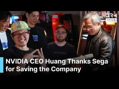NVIDIA CEO Jensen Huang Thanks Sega for Saving the Company at Historic 30-Year Celebration | AI1G