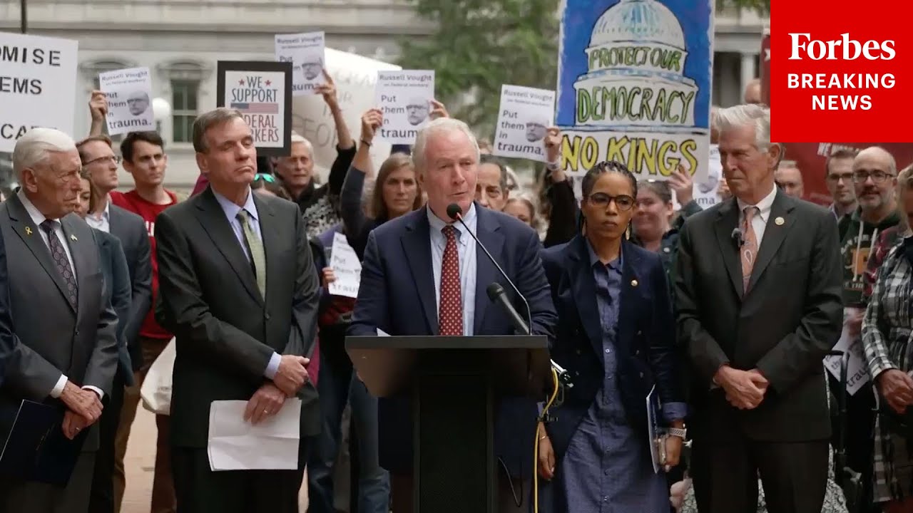 BREAKING NEWS: Democrats Hold Press Briefing Outside OMB HQ To Decry ...