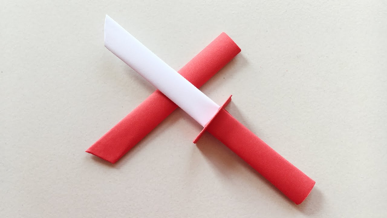 How To Make An Origami Knife With A Sheath Easy Paper Crafts YouTube how-to-make-an-origami-knife-with-a-sheath-easy-paper-crafts-youtube