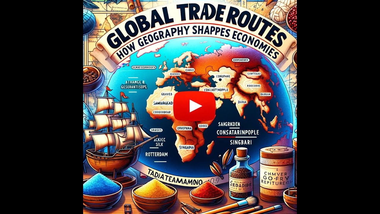 Global Trade Routes How Geography Shapes Economies @tadamano1981 ...
