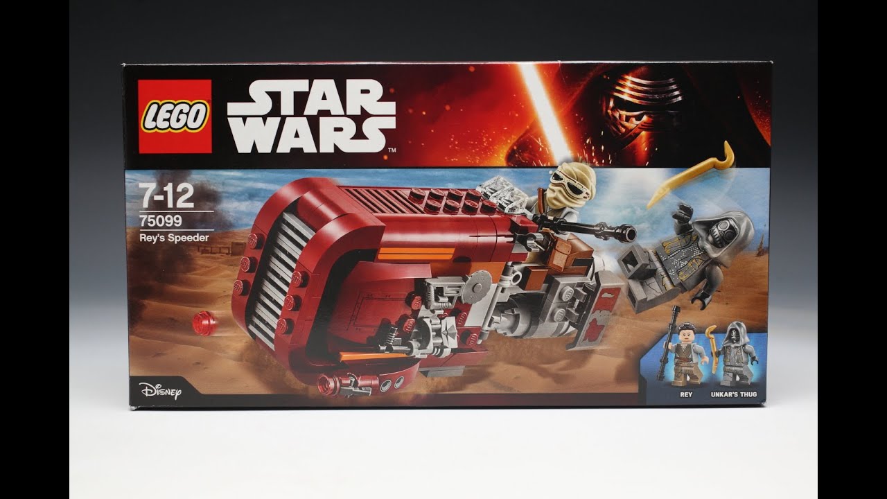 LEGO 레고 75099 Rey's Speeder™ / 레이의 스피더™ Review 리뷰 - YouTube