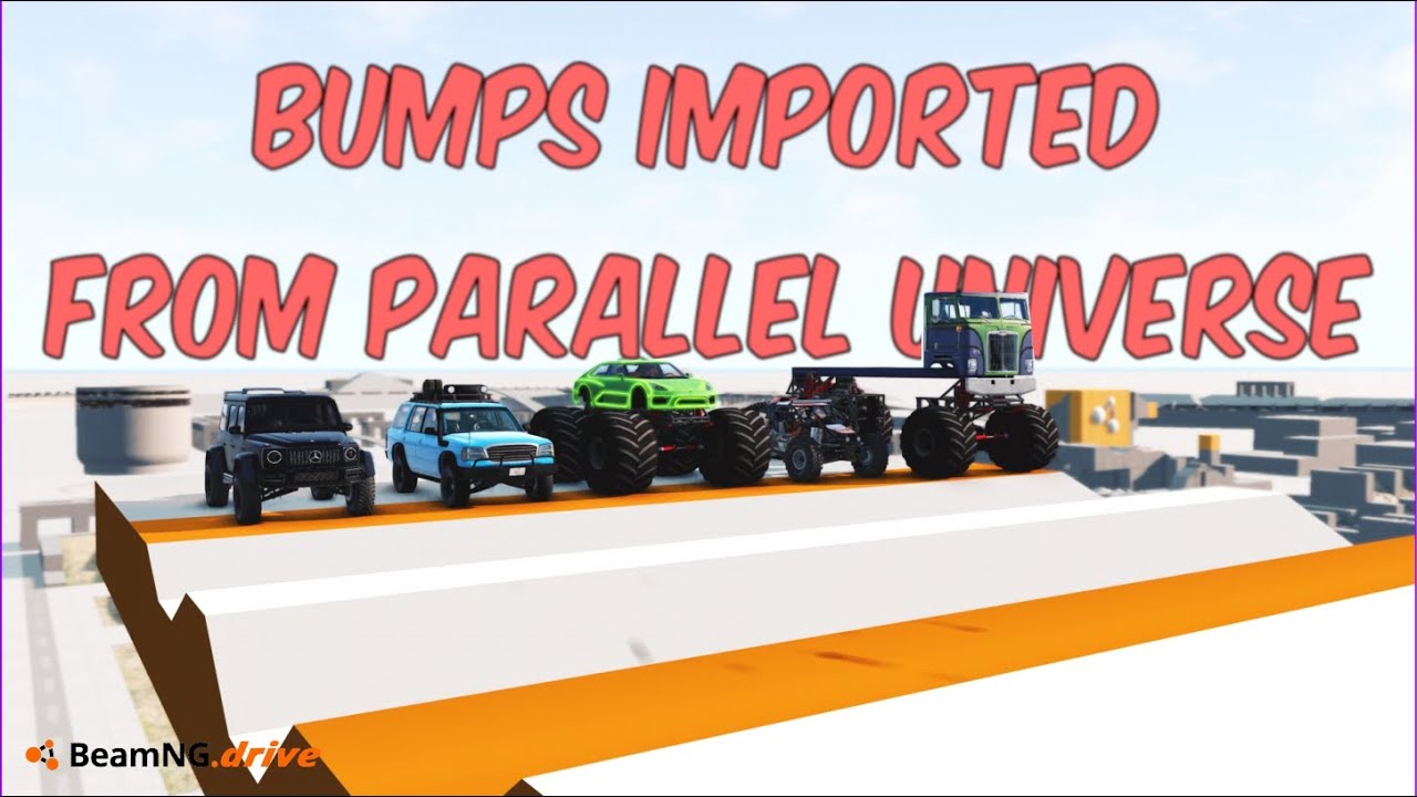 CAR VS SPEED BUMPS IMPORTED FROM PARALLEL UNIVERSE! - YouTube