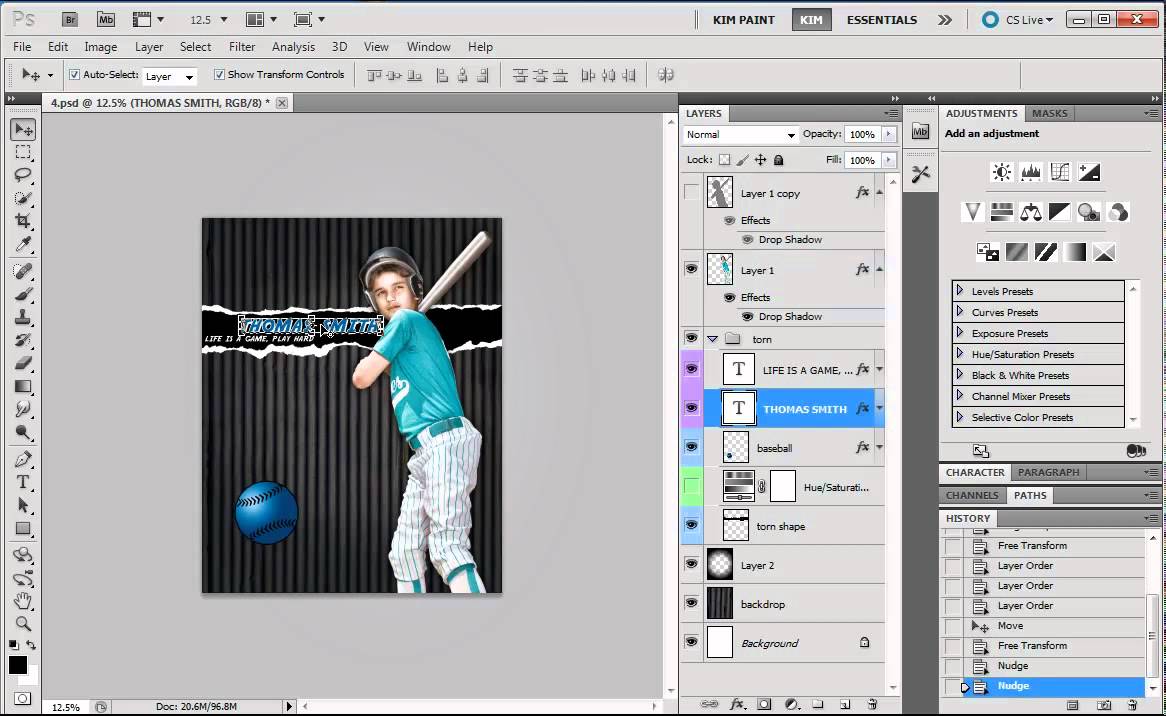 Sports Design Elements Vol 1 Photoshop Part 2 - YouTube