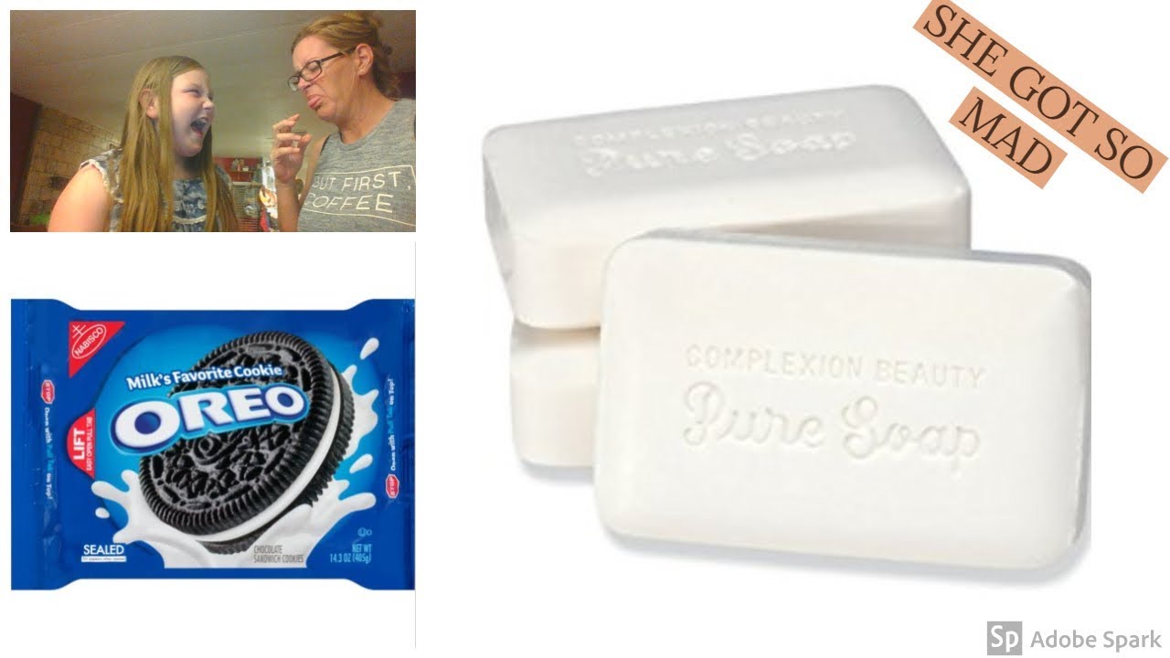 SOAP IN OREO PRANK ON MOM!! - YouTube