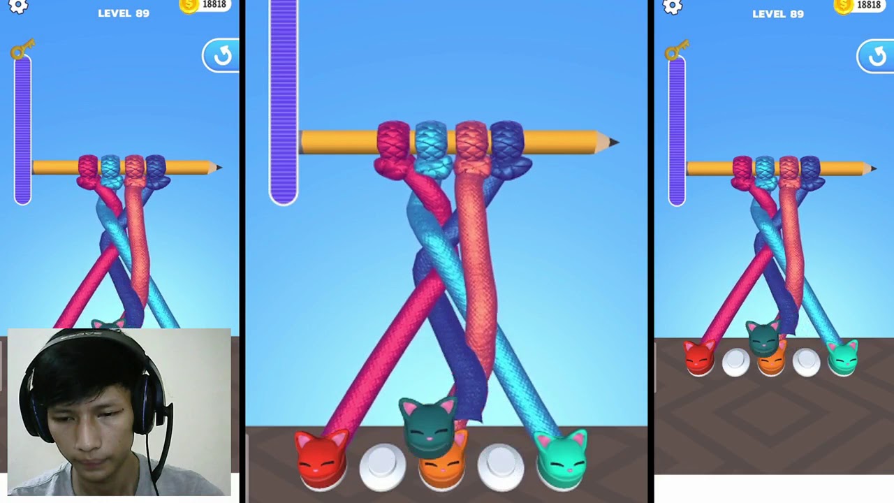 Tangle Master 3D LEVEL 81 - LEVEL 100 (Rollic Games) | Tangle Master 3D ...