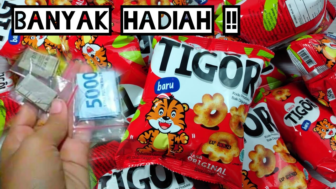 ISENG BELI TIGOR TERNYATA BANYAK HADIAH !! UNBOXING CIKI TIGOR ...