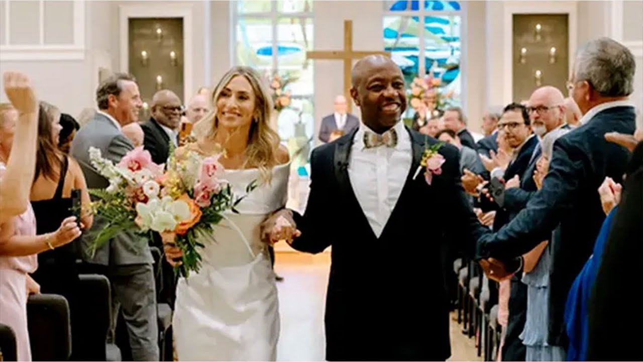 Sen. Tim Scott marries Mindy Noce in South Carolina ceremony - YouTube