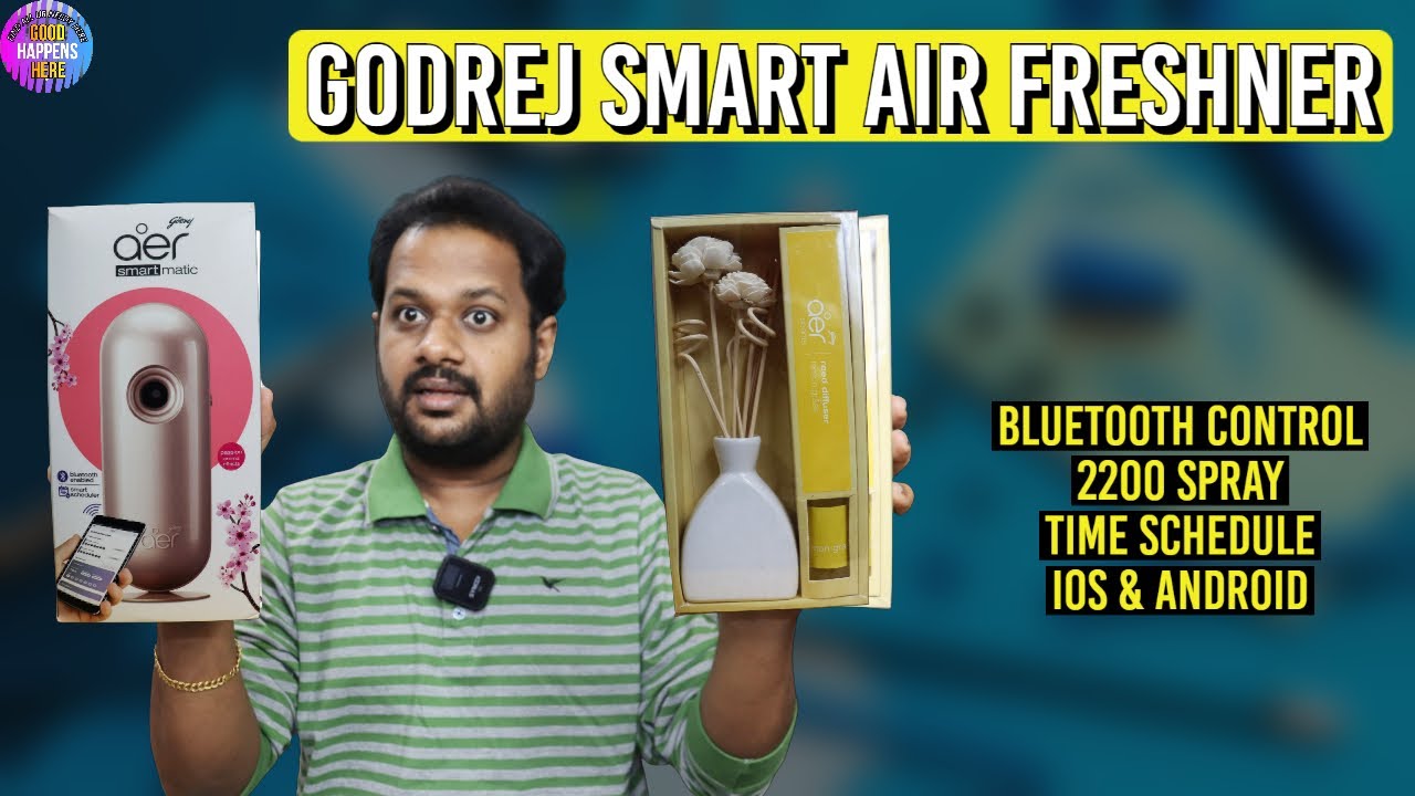 ഇനി സുഗന്ധം പരകട്ടെ😁Godrej Aer Smart Matic Kit - BLUETOOTH ENABLED ...