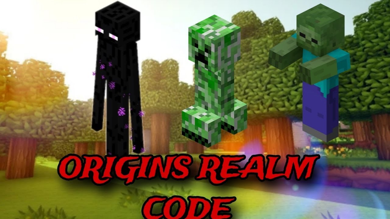 BEST ORIGINS REALM CODE FOR BEDROCK EDITION! - YouTube