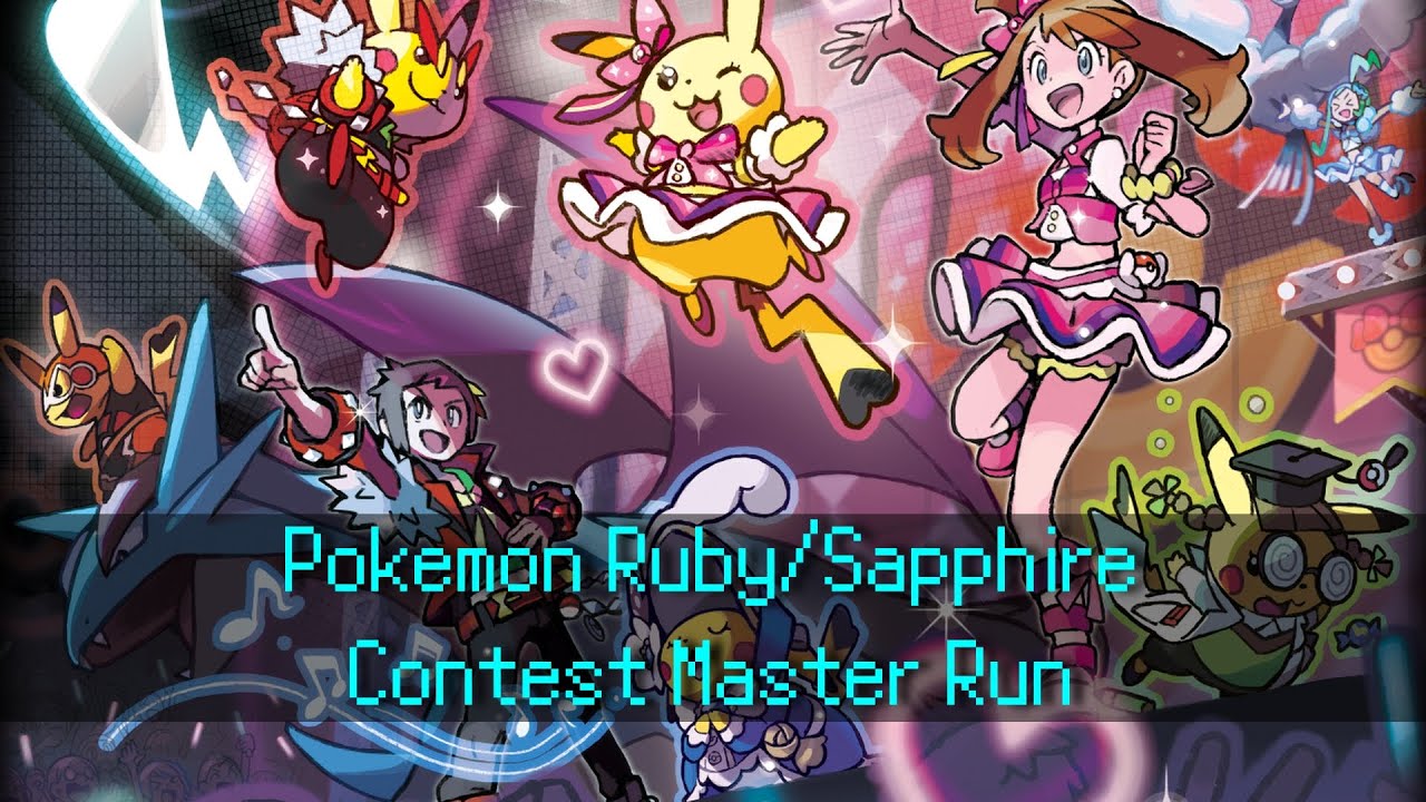 Pokémon Ruby/Sapphire Contest Master Run (Prep Stream) - YouTube