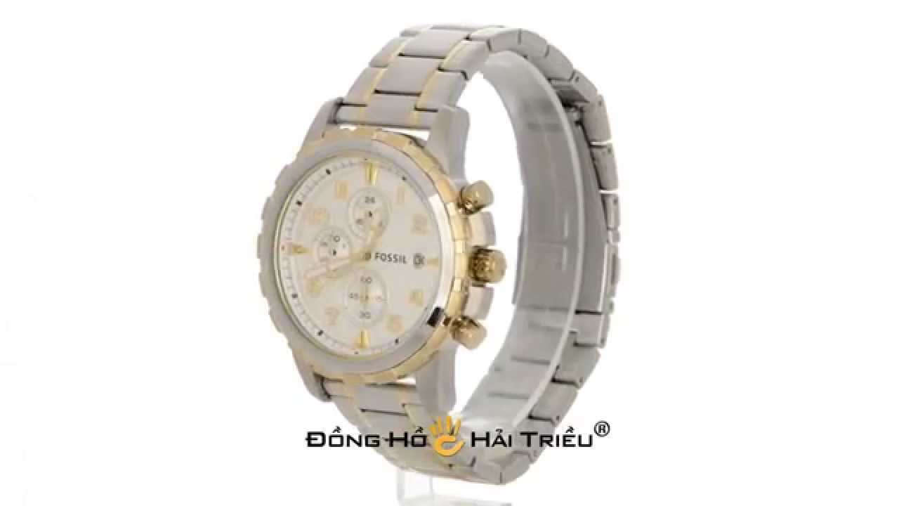 Đồng hồ Fossil FS4795 - Nam - Quartz (Pin) - Dây Kim Loại
