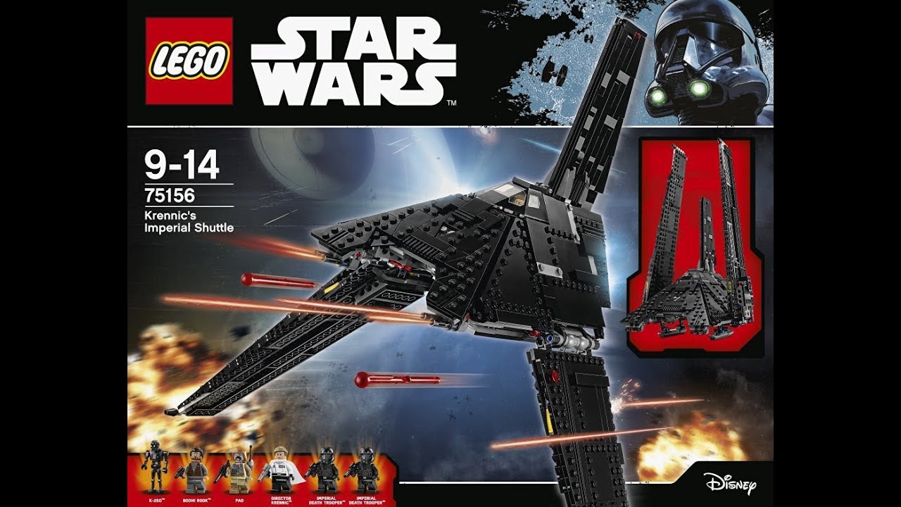 Lego Star Wars Rogue One - Krennic's Imperial Shuttle - Set 75156 ...