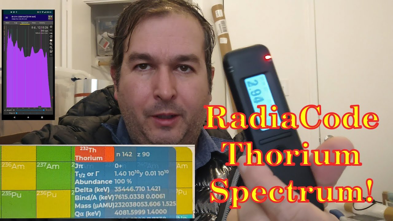 RadiaCode Thorium Spectrum! - YouTube