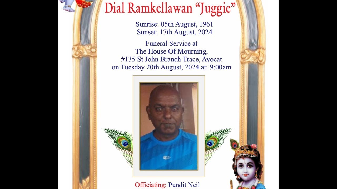 The Cremation of the late Dial Ramkellawan “Juggie” - YouTube