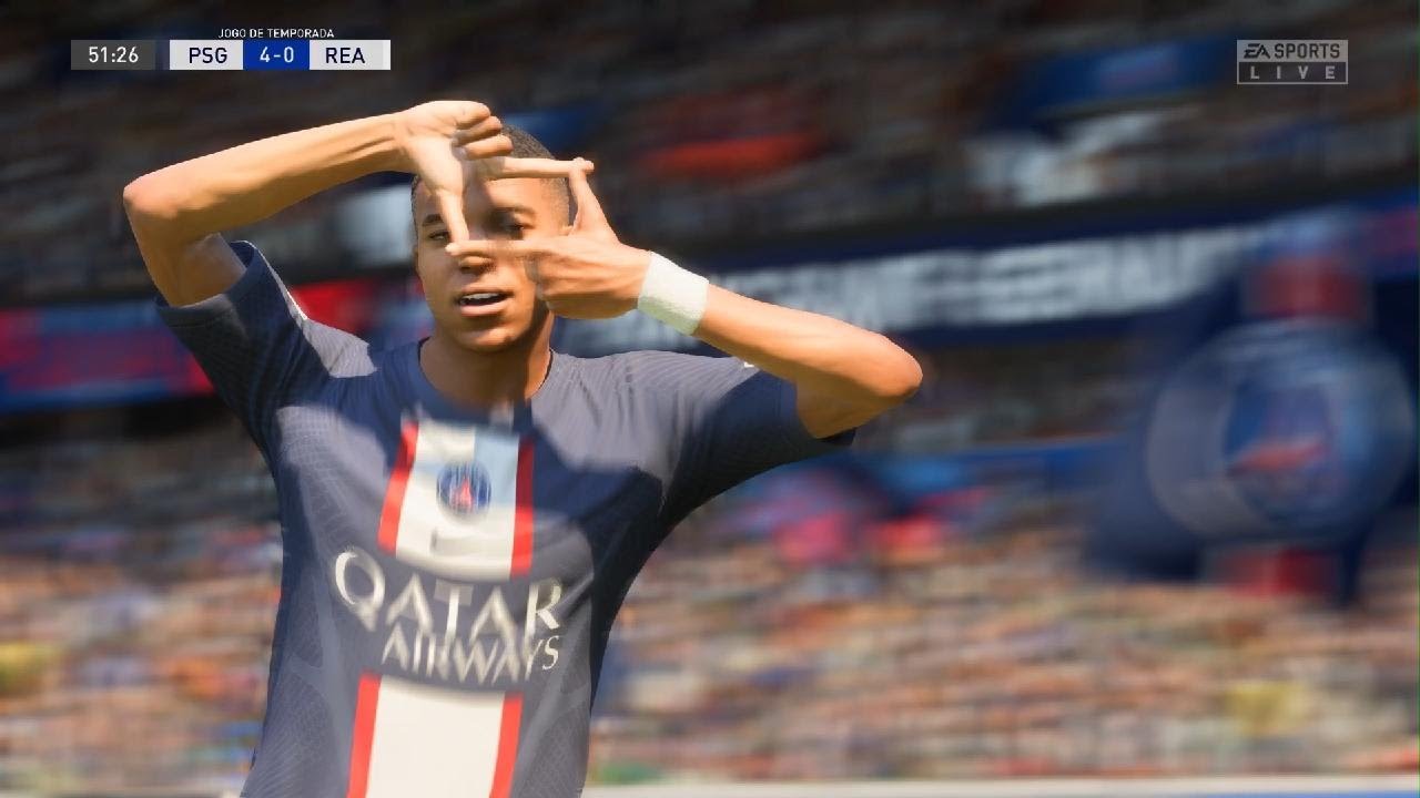 FIFA 23 - PS5 MBAPPÉ Faz O 4° Gol No REAL MADRID - YouTube