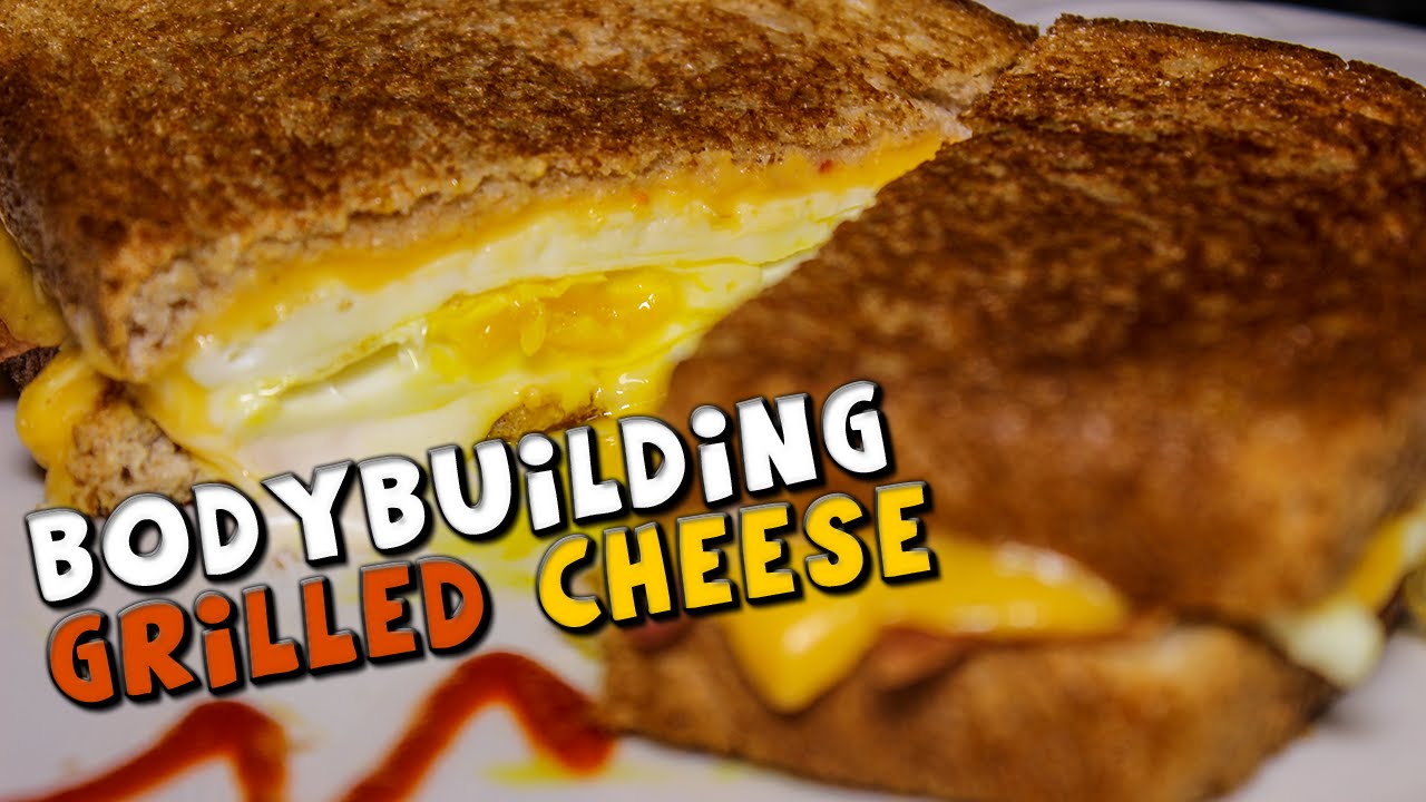 BODYBUILDING Grilled Cheese Sandwich Recipe (High Protein) - YouTube