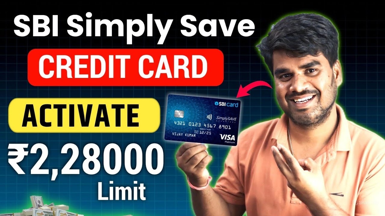 SBI Credit Card Activate Kaise Kare | SBI Simply Save Rupay Credit Card ...
