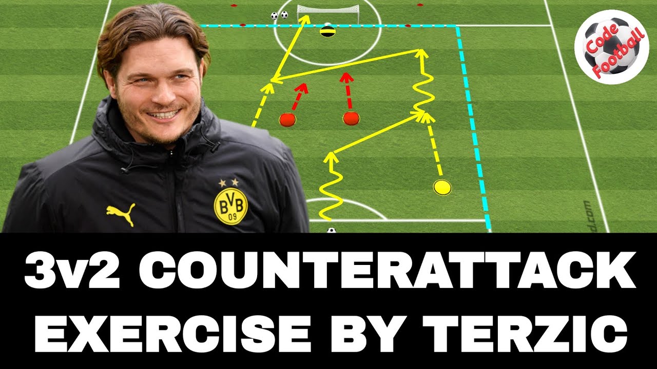 3v2 counterattack drill by Terzic! - YouTube
