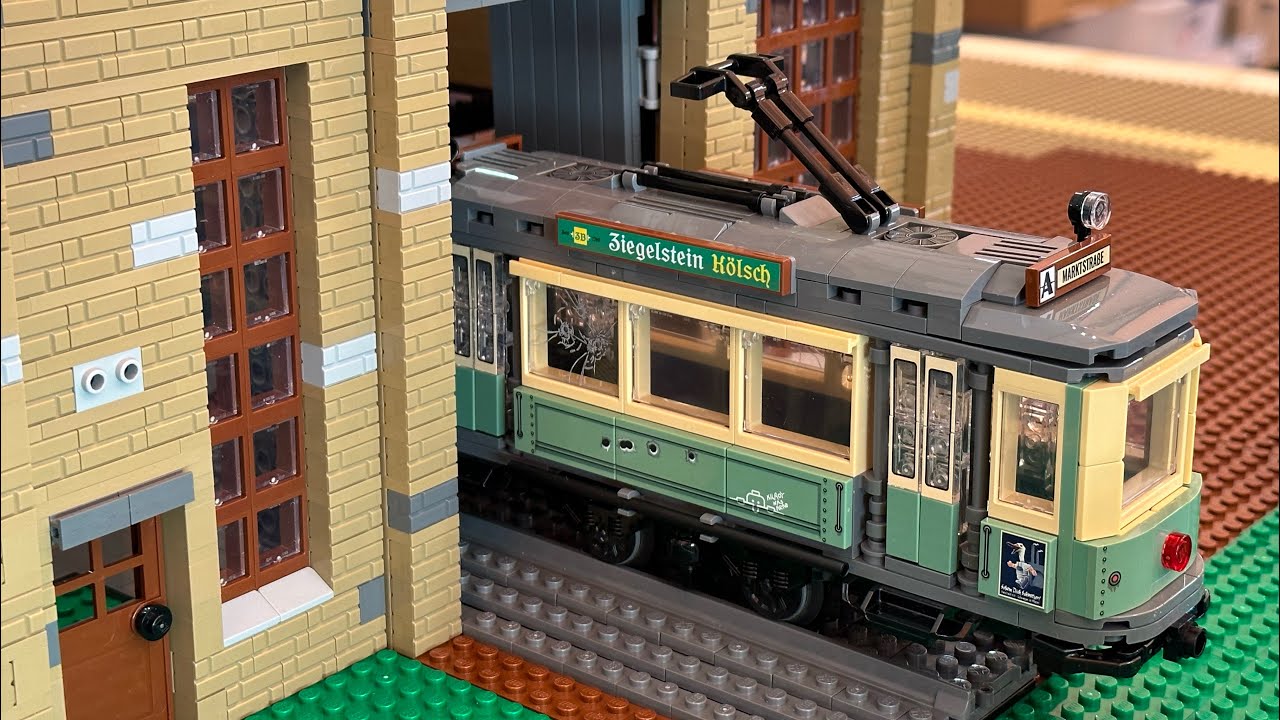 LEGO Trains - Brickmania European Tram In Action At Heritage Park ...