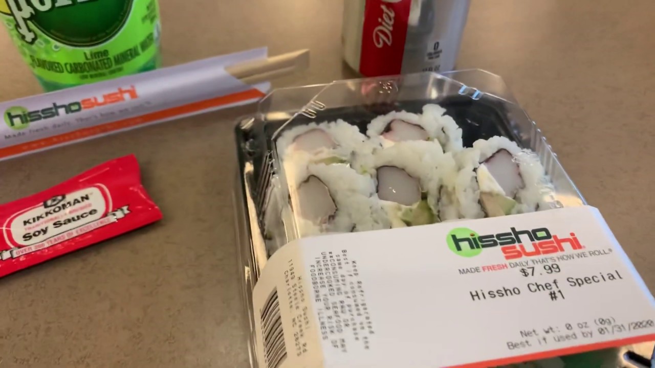 Enjoying Hissho Chef Special Sushi - YouTube
