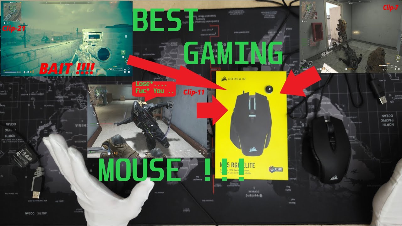 Corsair m65 Pro vs M65 Elite (best gaming mouse) - YouTube