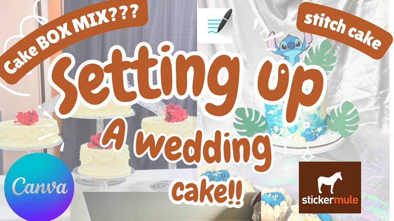 Cake box mix wedding cake!! Is it controversial??? - YouTube