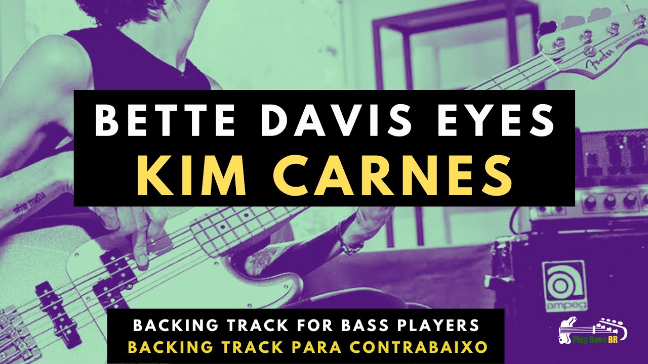 Bette Davis Eyes - Kim Carnes - Backing Track Bass Tab Play Along ...