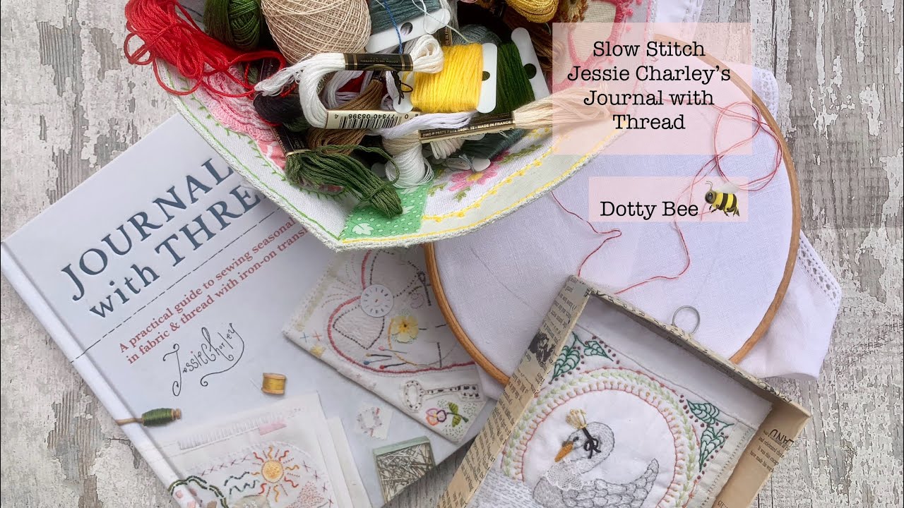 A new project - Journal with Thread by #jessiechorley #slowstitch # ...