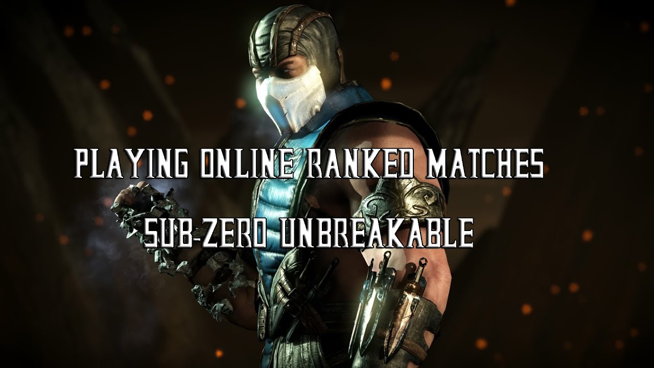 Mortal Kombat X (MKX) - playing Sub-Zero "Unbreakable" variation online ...