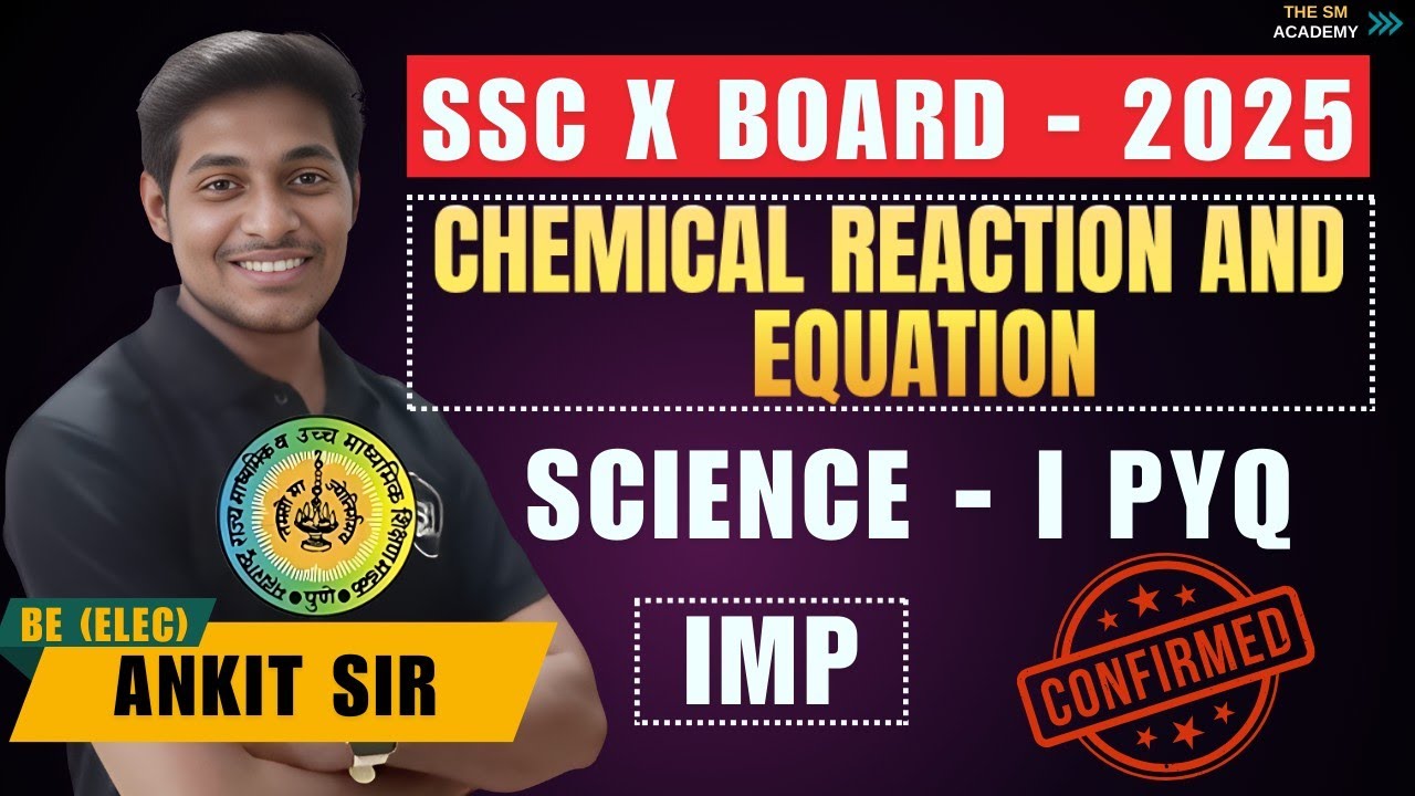 Class 10 SSC Board | Important Questions & PYQ | Chemical Reactions and ...