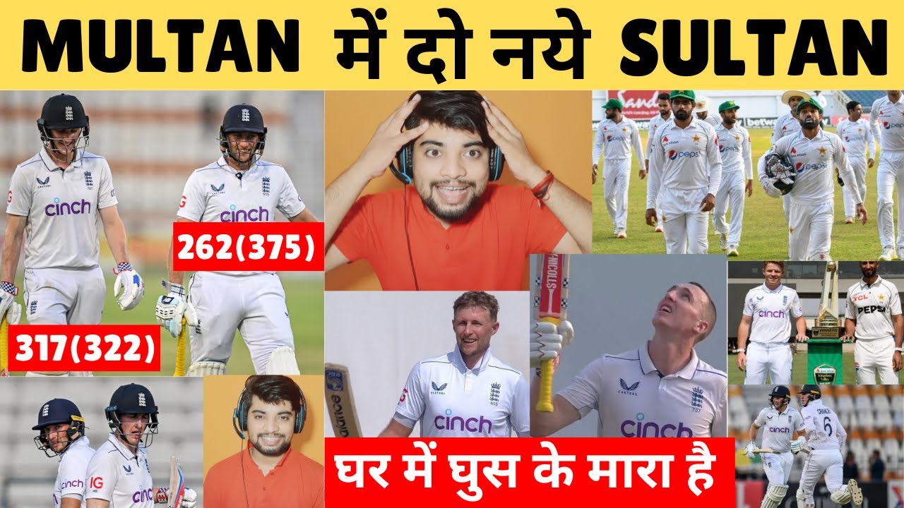 ENG vs PAK 1st test day 4 !! Remarkable batting by Root and Harry ...