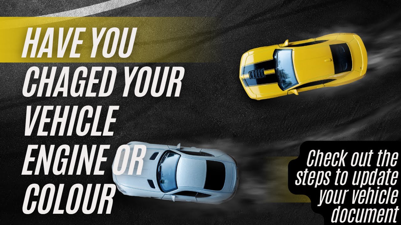 How to Update Your Vehicle Details in Jamaica | Change Vehicle Colour ...