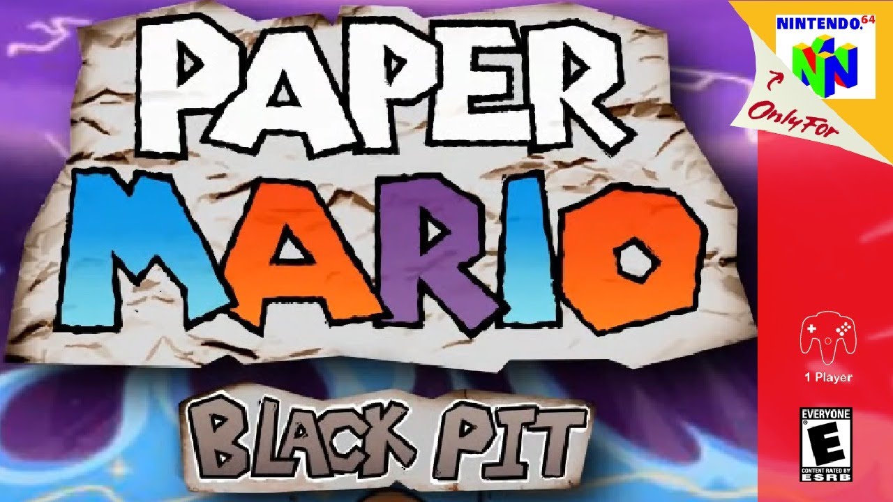 Paper Mario Black Pit (Part 3) - YouTube