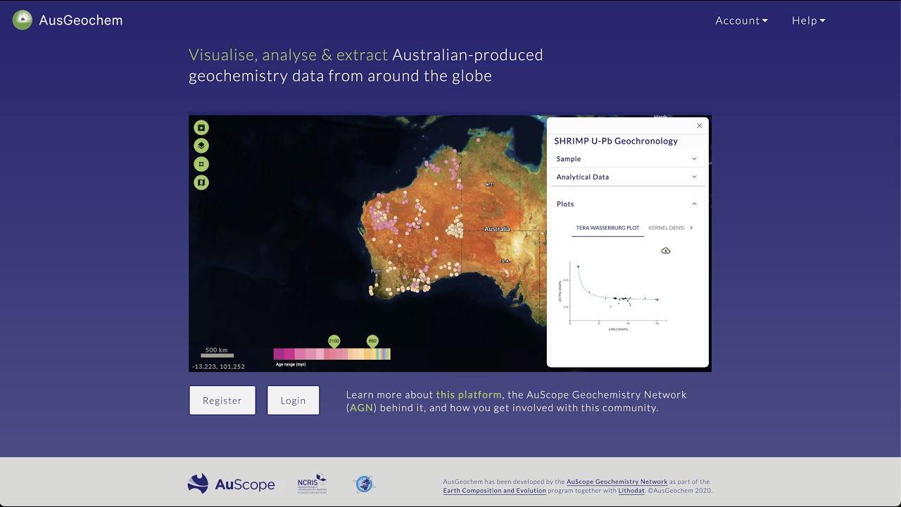 AusGeochem Video Tutorial 1a - Getting Started: How to Register - YouTube