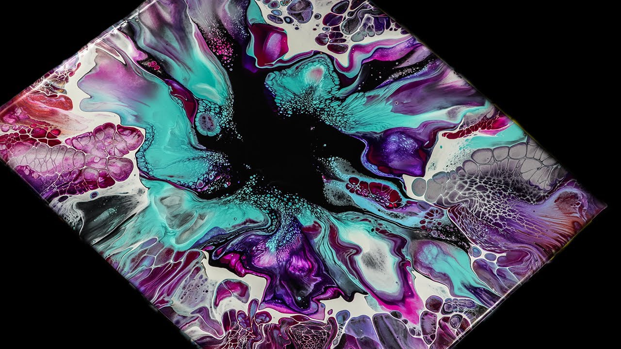 Amazing Double Dutch Pour - Acrylic Pouring - Dutch Pour Technique ...
