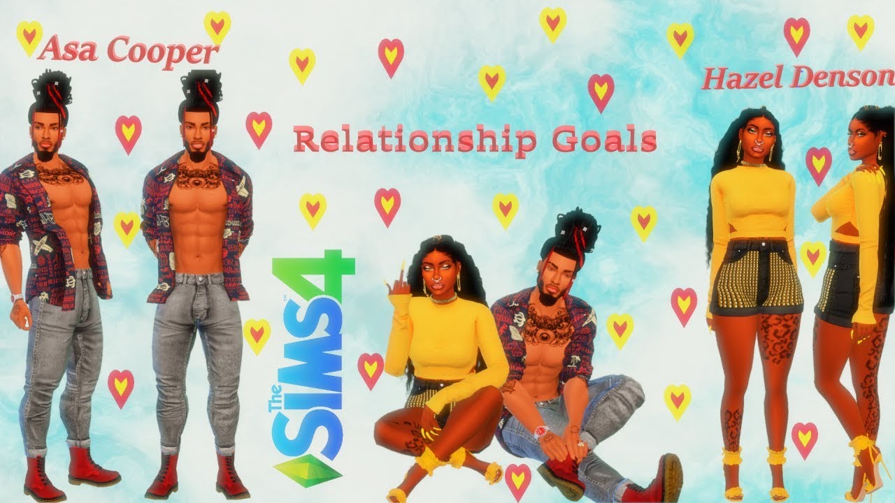 Relationship Goals Create A Sim II Asa and Hazel II The Sims 4 CAS ...