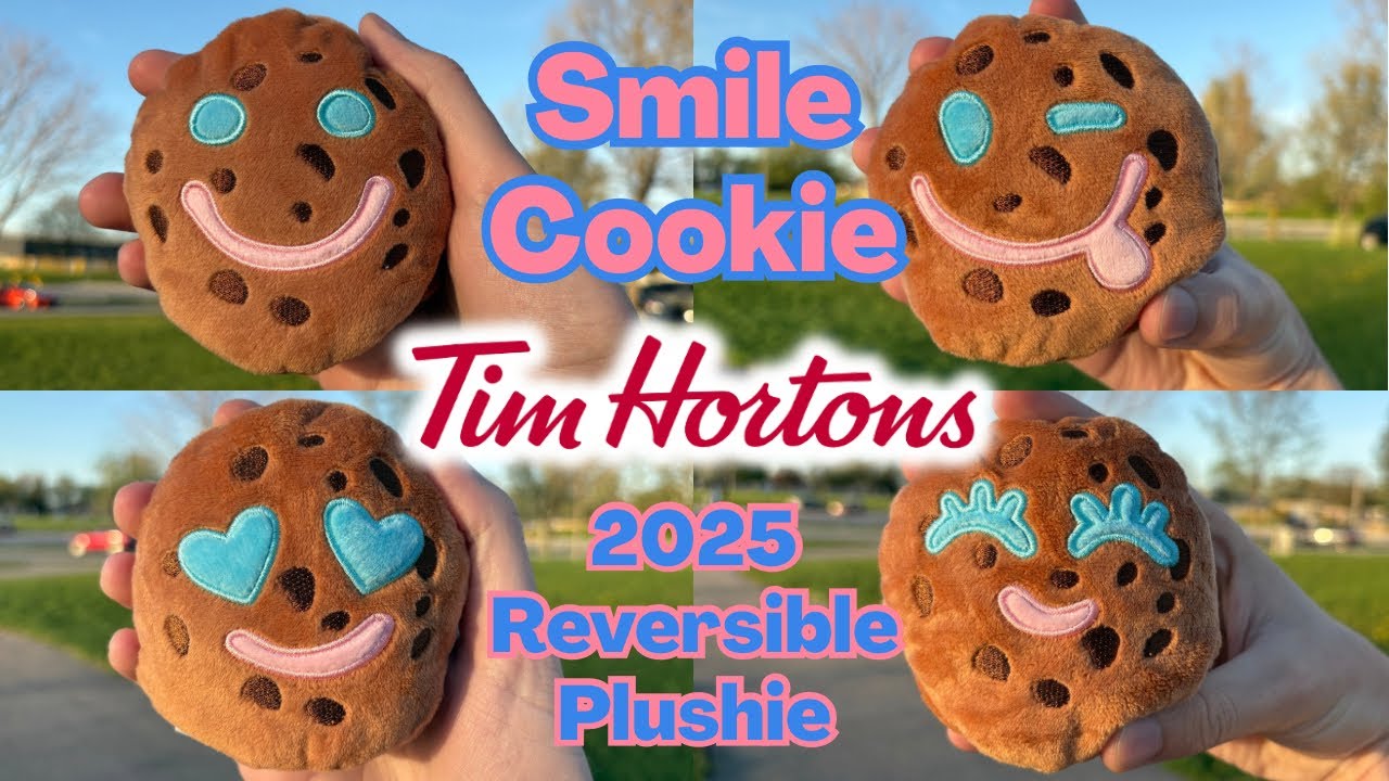 Tim Hortons NEW Smile Cookie Plushie -Merch Test - YouTube