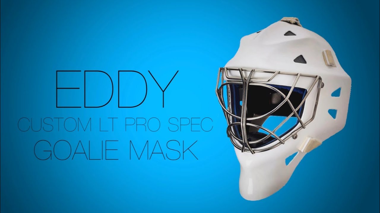 Eddy Custom LT Pro Spec Goalie Mask - YouTube