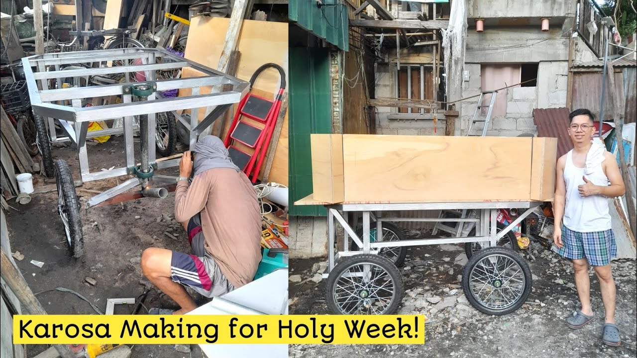 Gumawa kami ng karosa para sa aming Santo | Part 1 - YouTube