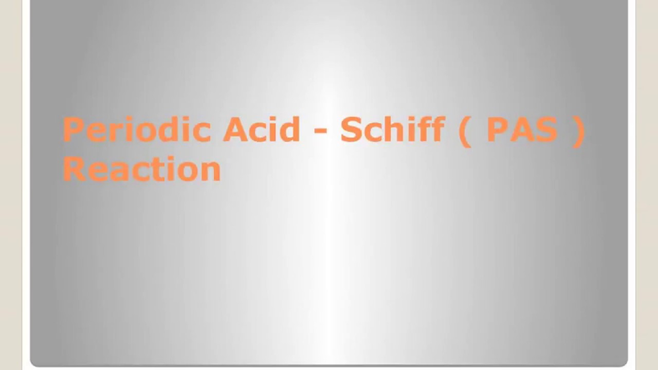 Periodic Acid Schiff( PAS ) Reaction - YouTube