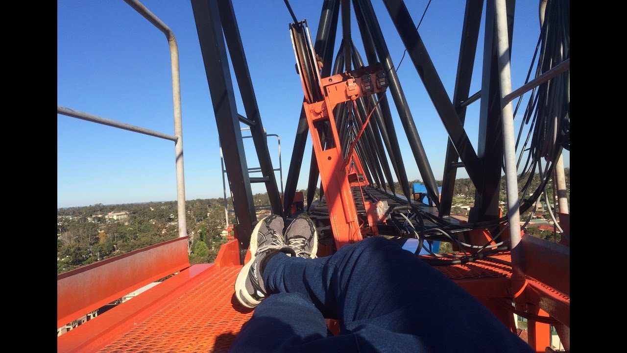 West Sydney Crane Climb - YouTube