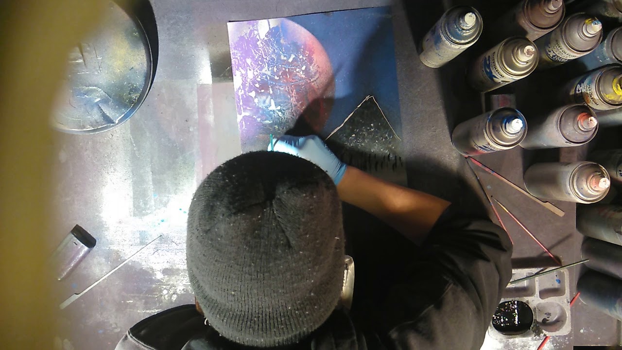 Spary paint art - YouTube