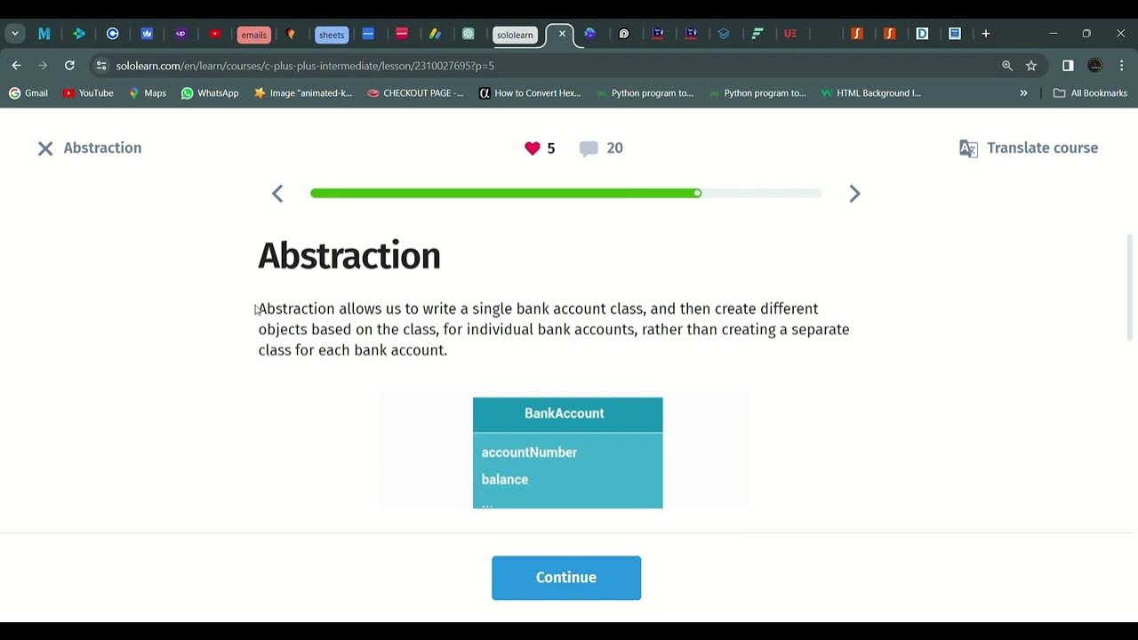 04 Abstraction C Intermediate Sololearn Youtube