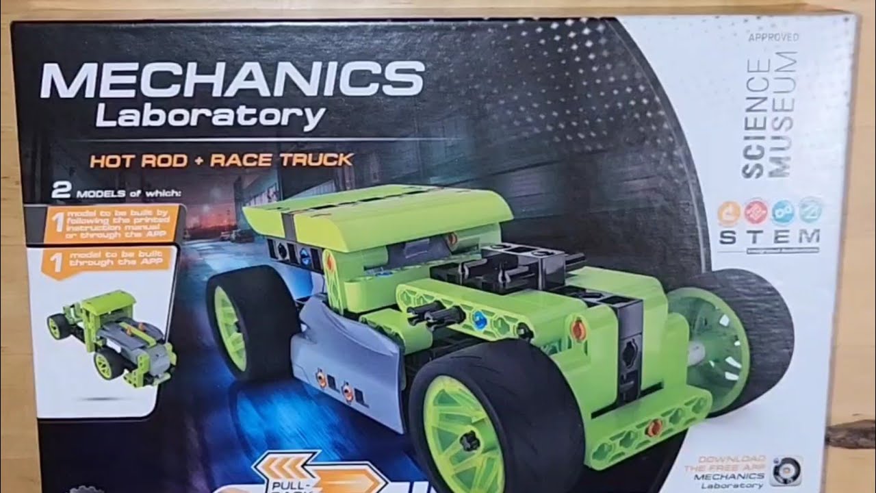 Clementoni Mechanics Laboratory Hot Rod Model Kit Science Museum STEM ...