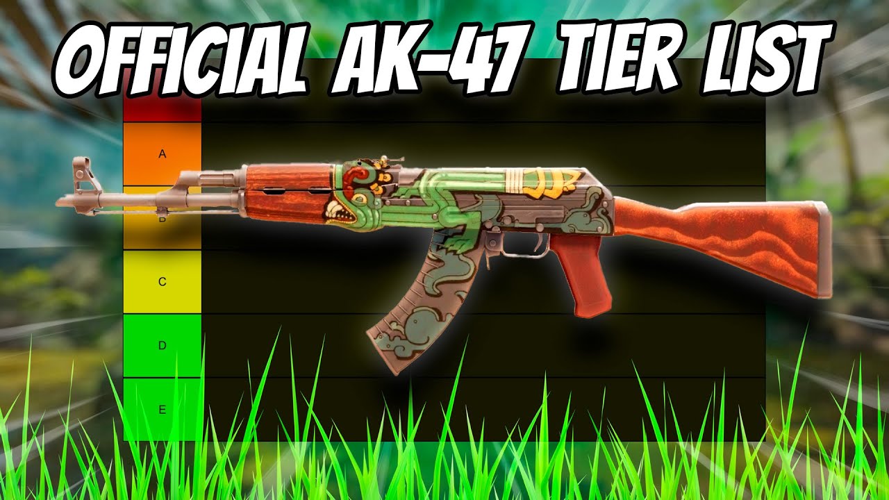 Official AK47 Tier List! - Ranking Every CS2 AK47 Skin from Best to ...