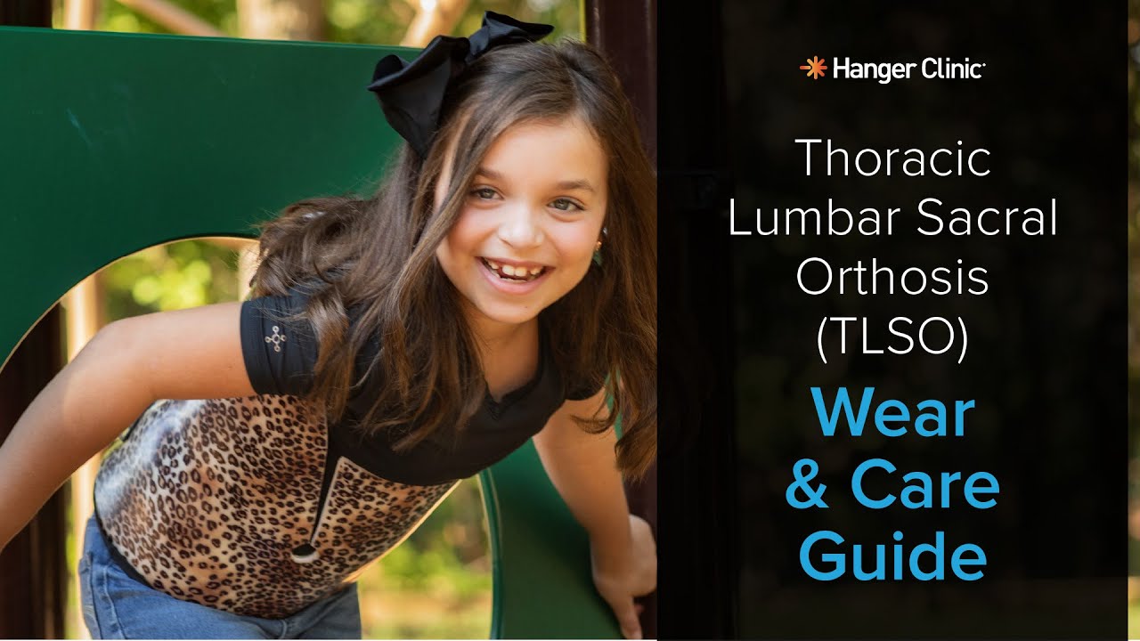 Thoracic Lumbar Sacral Orthosis Wear & Care Guidelines - YouTube