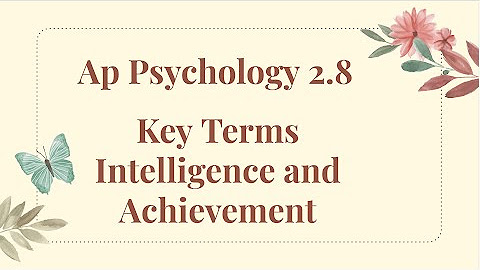 Ap Psychology Unit 2 - Cognition - YouTube
